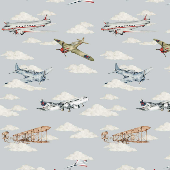 Planes Color Tapeta - Dekornik - MonkeyMachine.pl